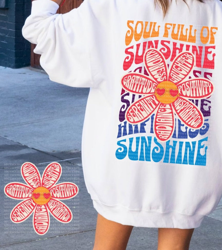 DTF Transfer Summer Soul Full Of Sunshine – Strong N Free