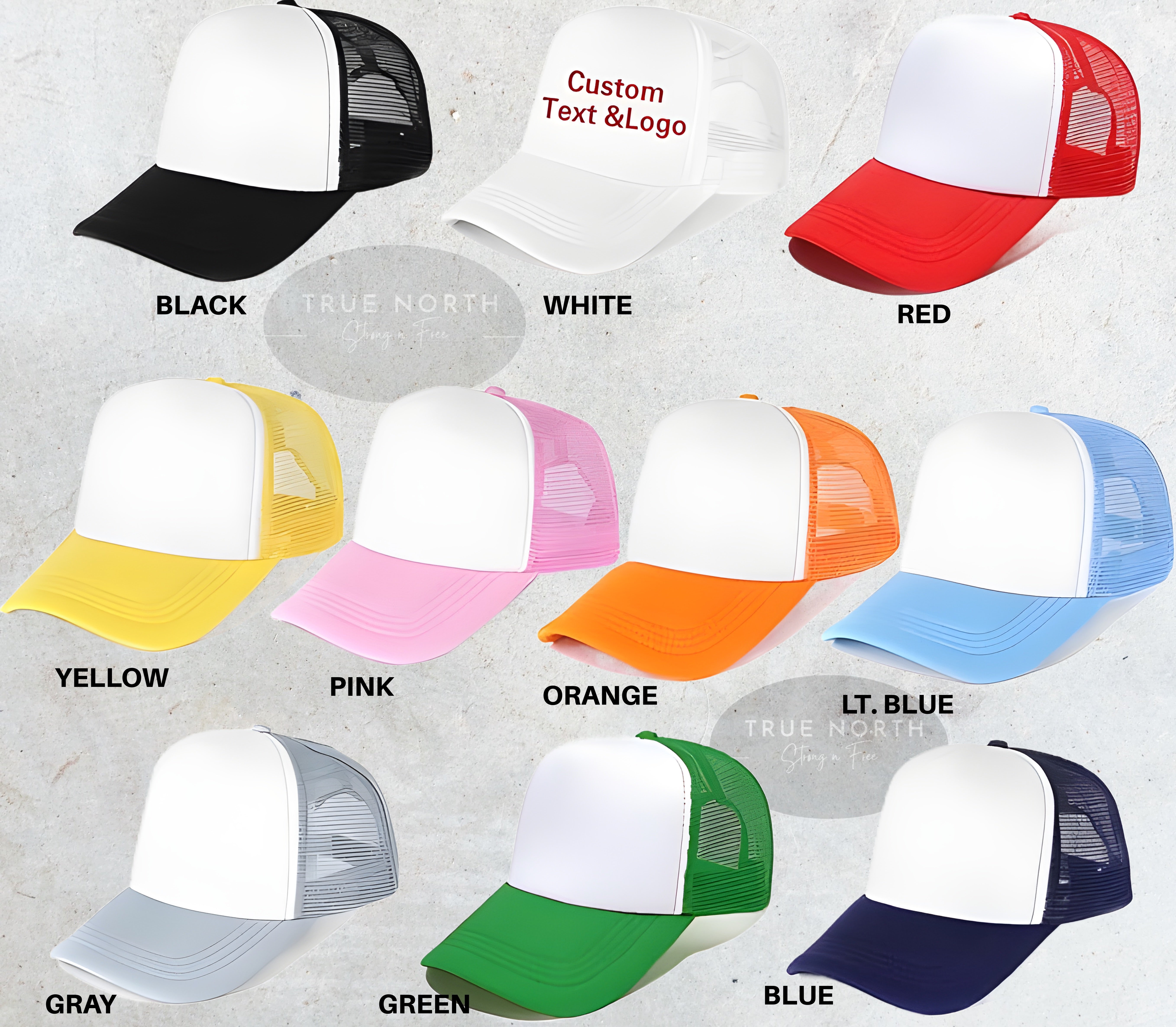 Truck Hats Wholesale Custom printed trucker hats Design your own ...