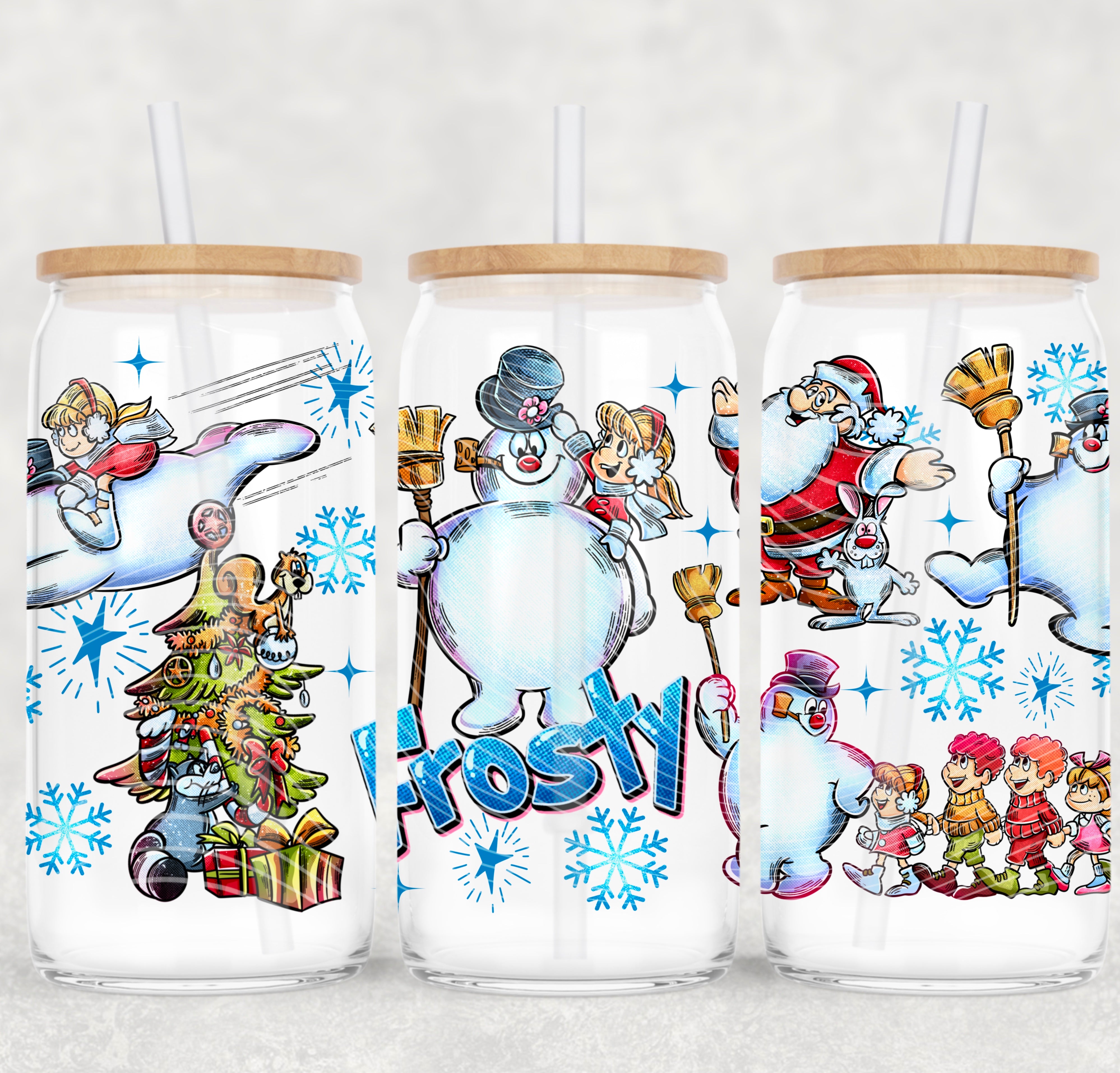 UV-DTF Cup Wrap Frostyy the Snowman Christmas – Strong N Free