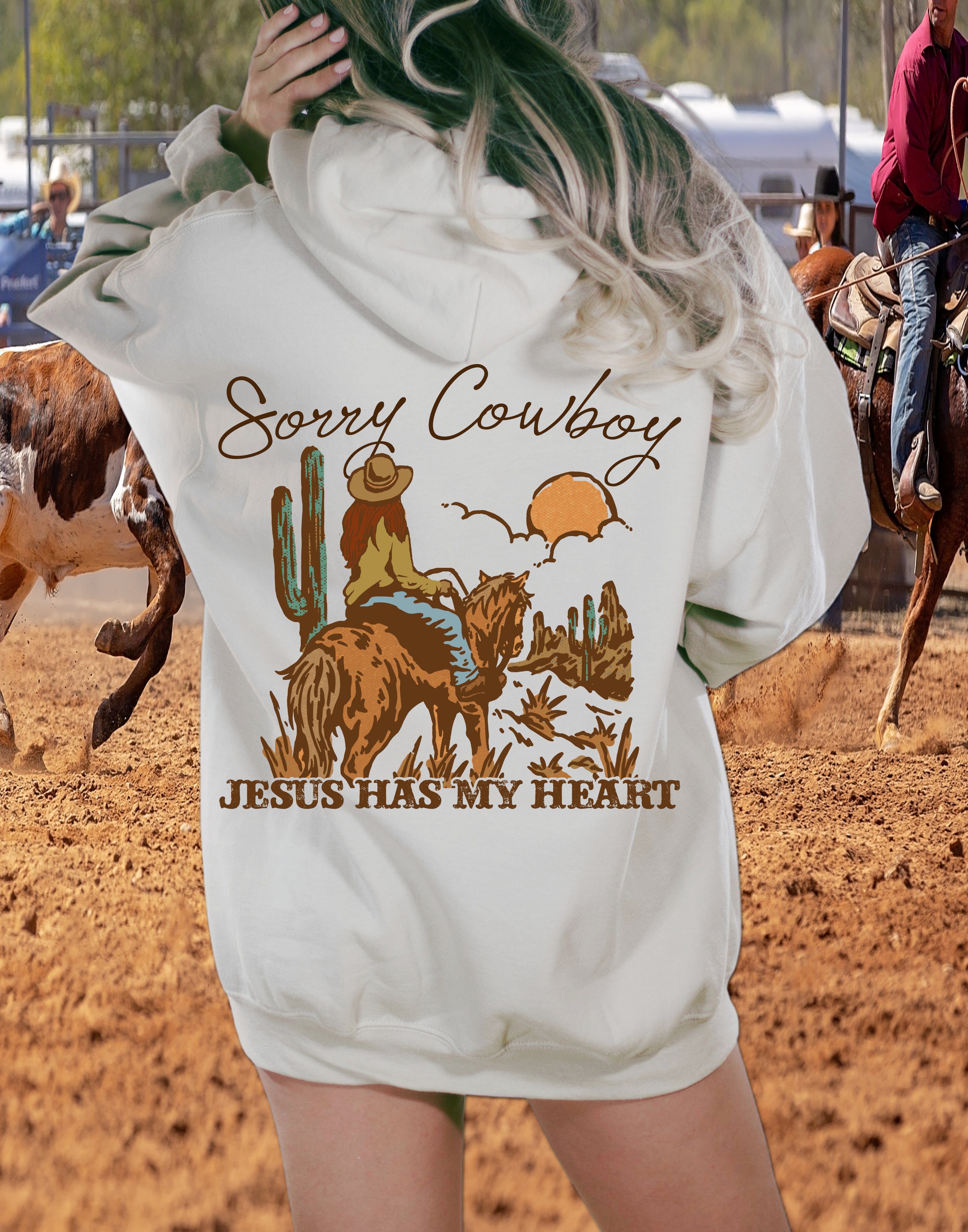 DTF Transfer Sorry Cowboy Jumbo Print – Strong N Free
