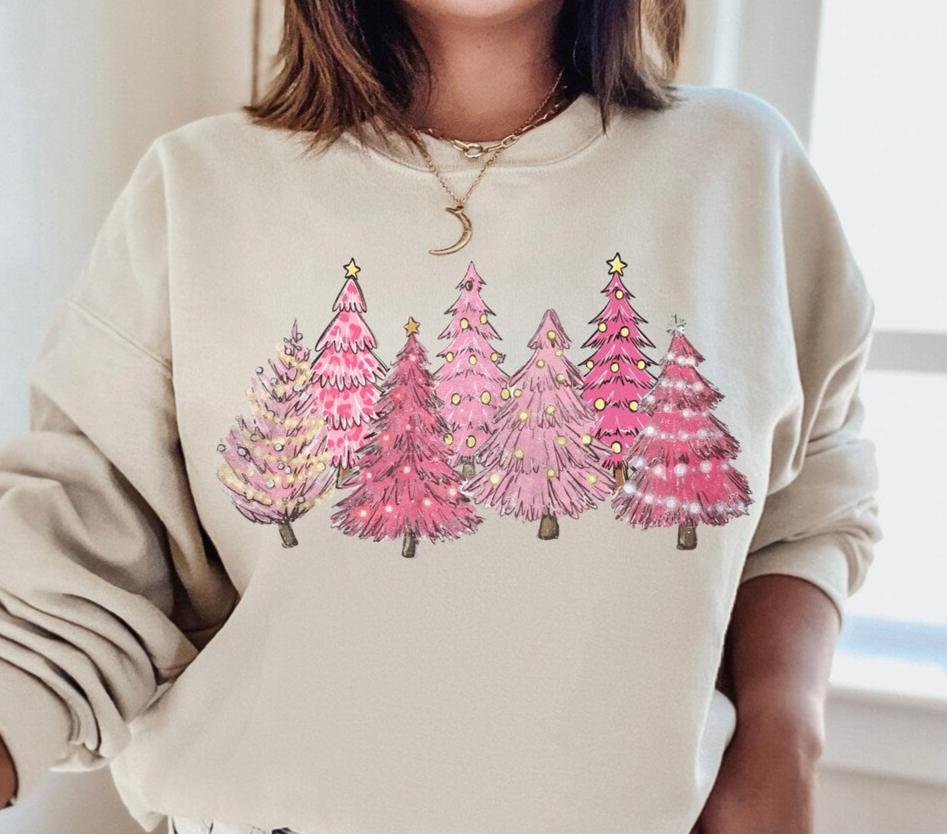 DTF Transfer Christmas Print Christmas Trees – Strong N Free